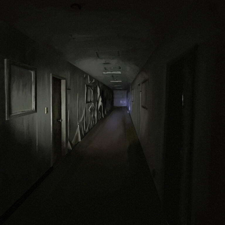 ArtStation - Worn down Hallway