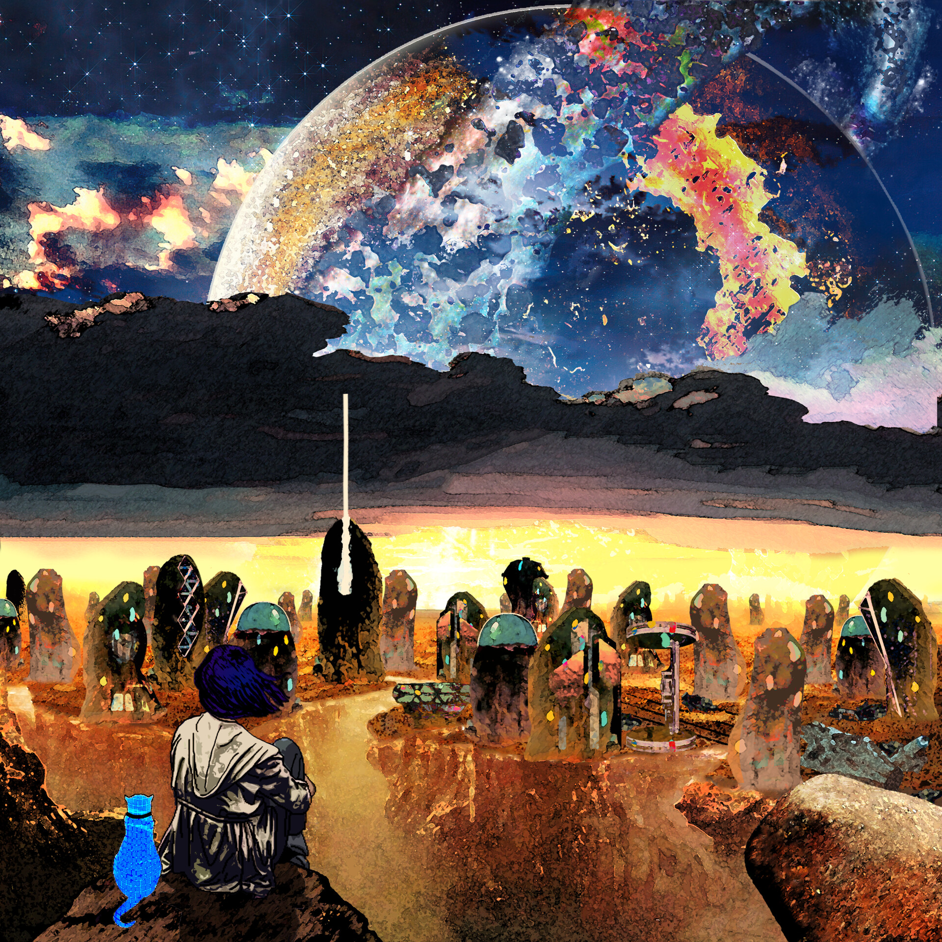 Daniel Crockett - Game Design Challenge 2022: Aenigma Box Art