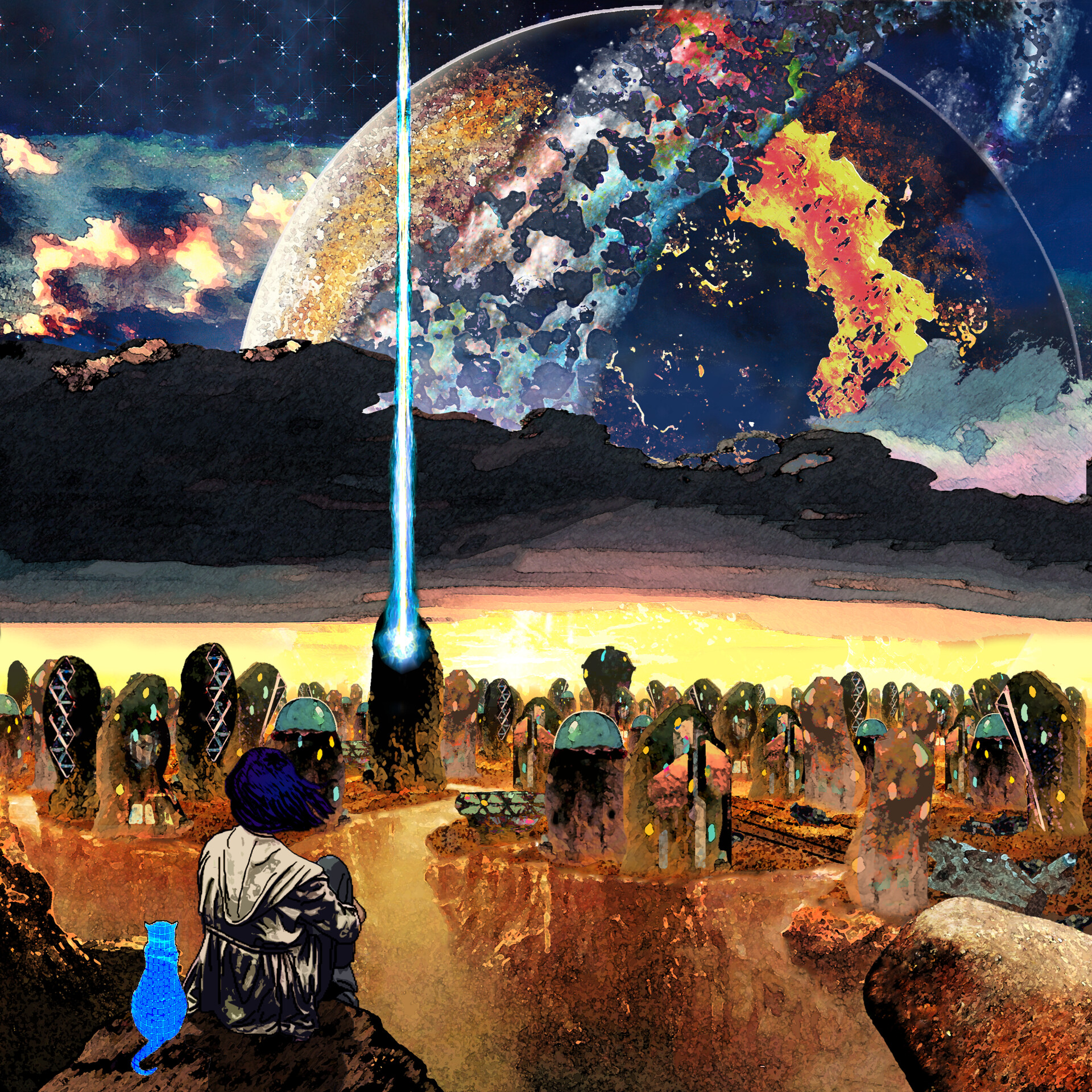 Daniel Crockett - Game Design Challenge 2022: Aenigma Box Art