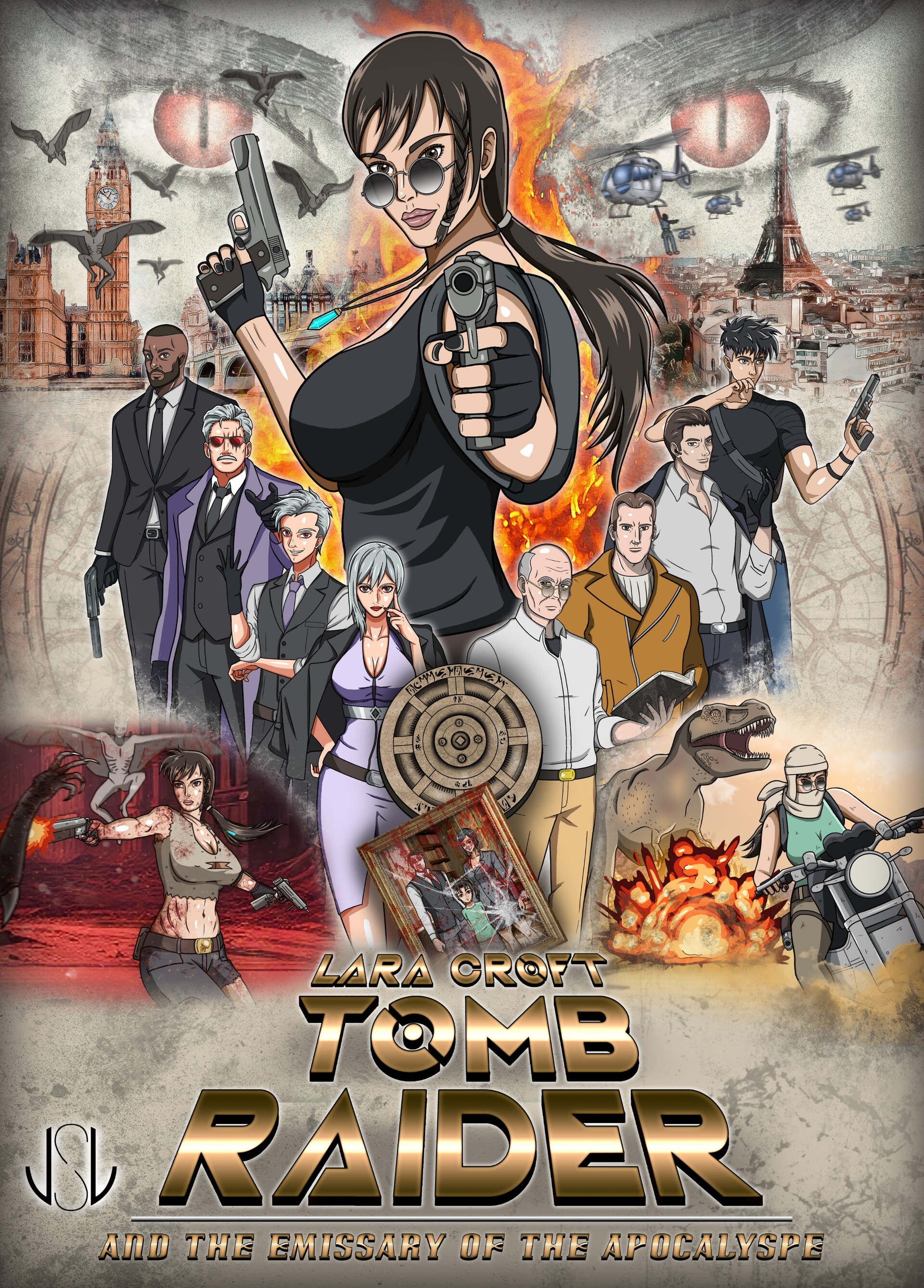 ArtStation - Lara Croft Tomb Raider and The Emissary of the Apocalypse ...