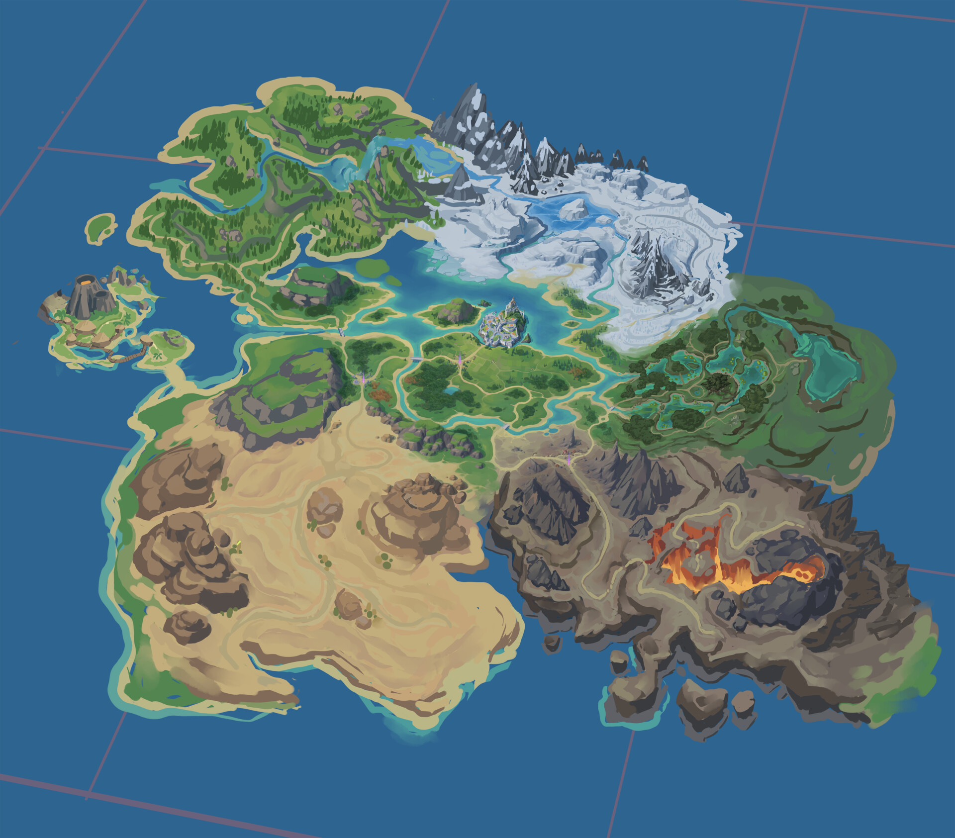 ArtStation - map sketch