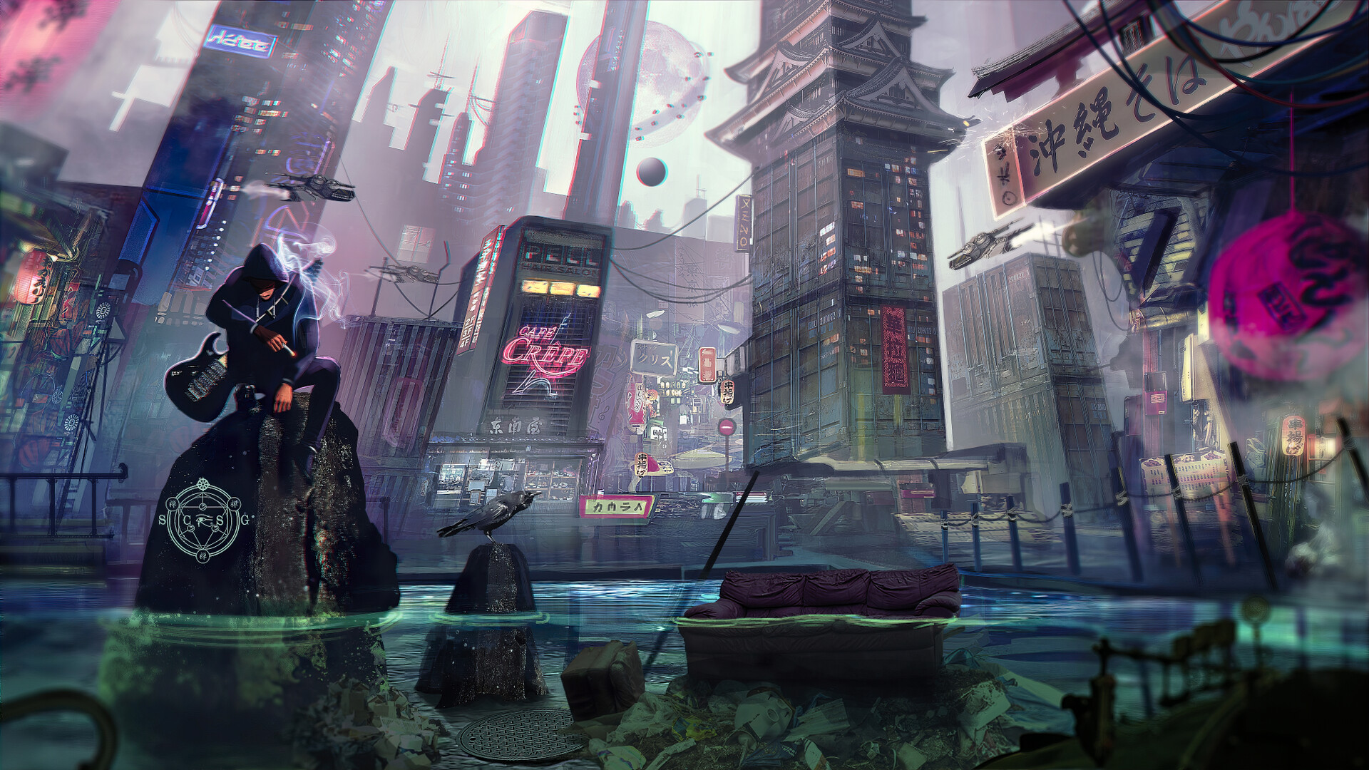 ArtStation - Cyberpunk Landscape