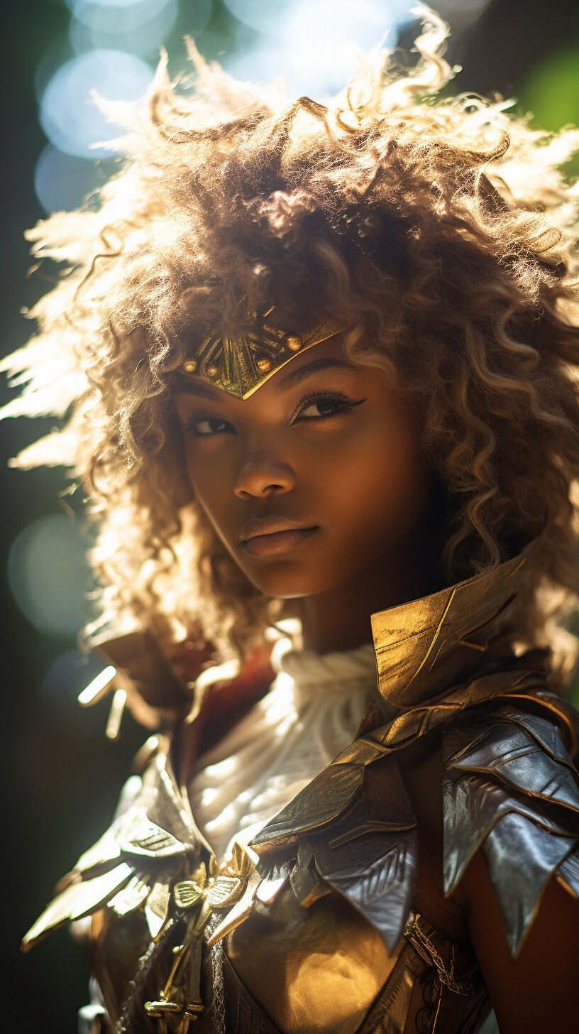 ArtStation - A Warrior With Plot Armor - AI-generated art