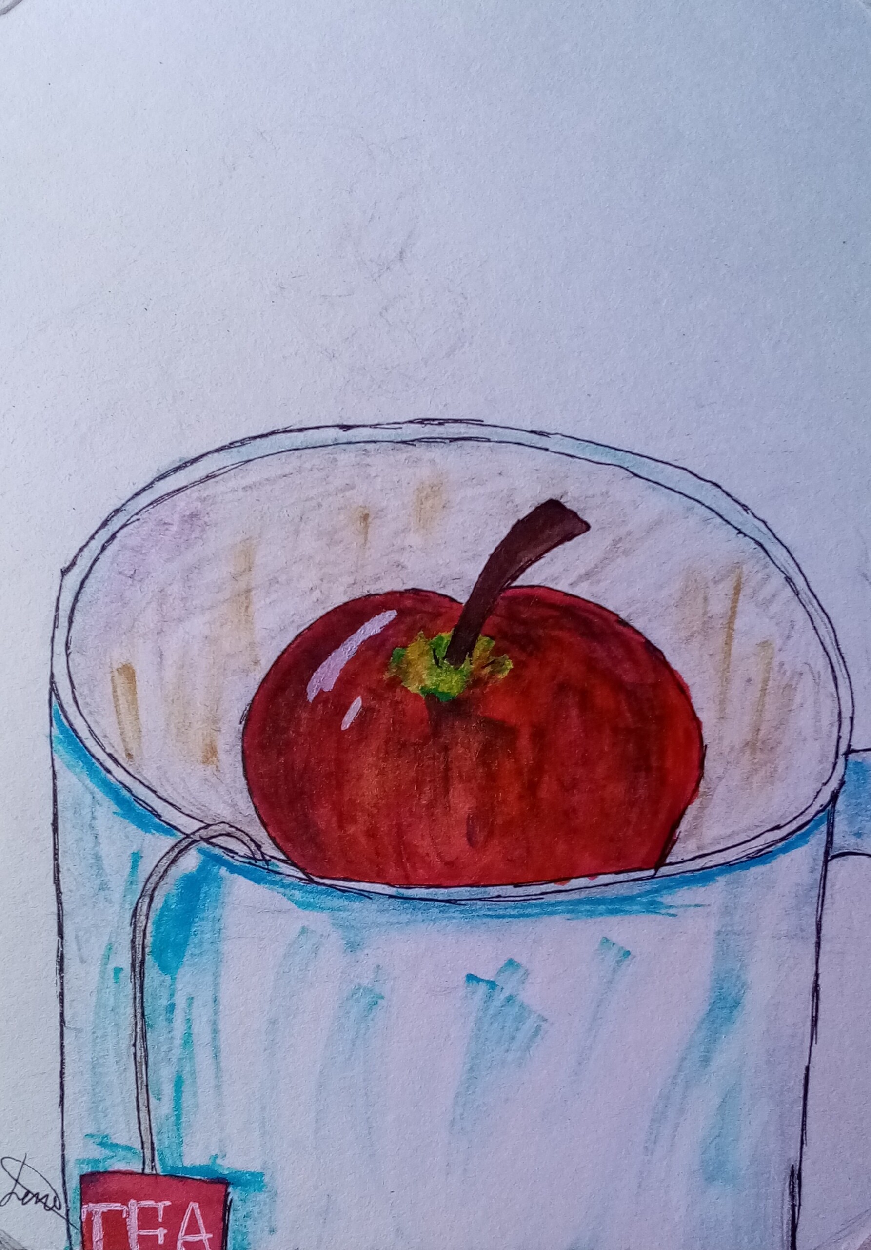 ArtStation - Apple in a mug