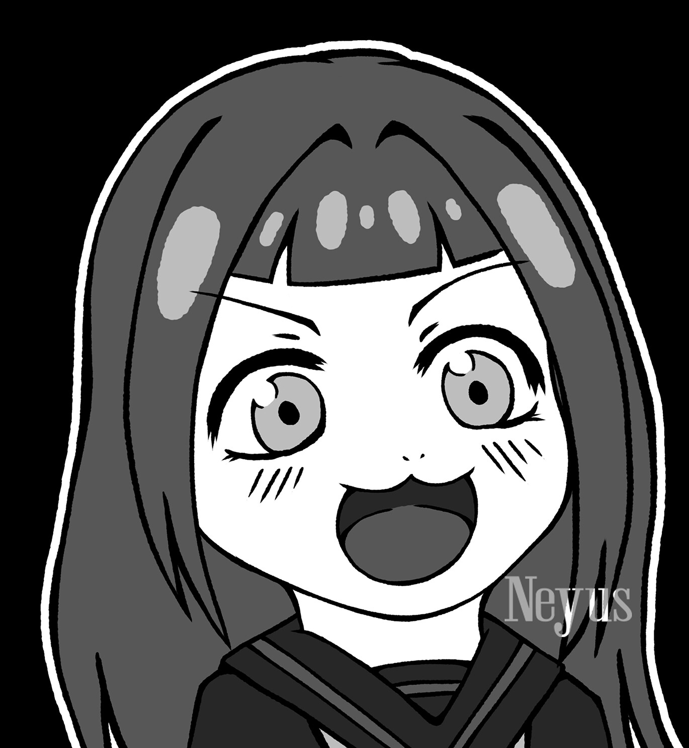 how to draw a meme girl