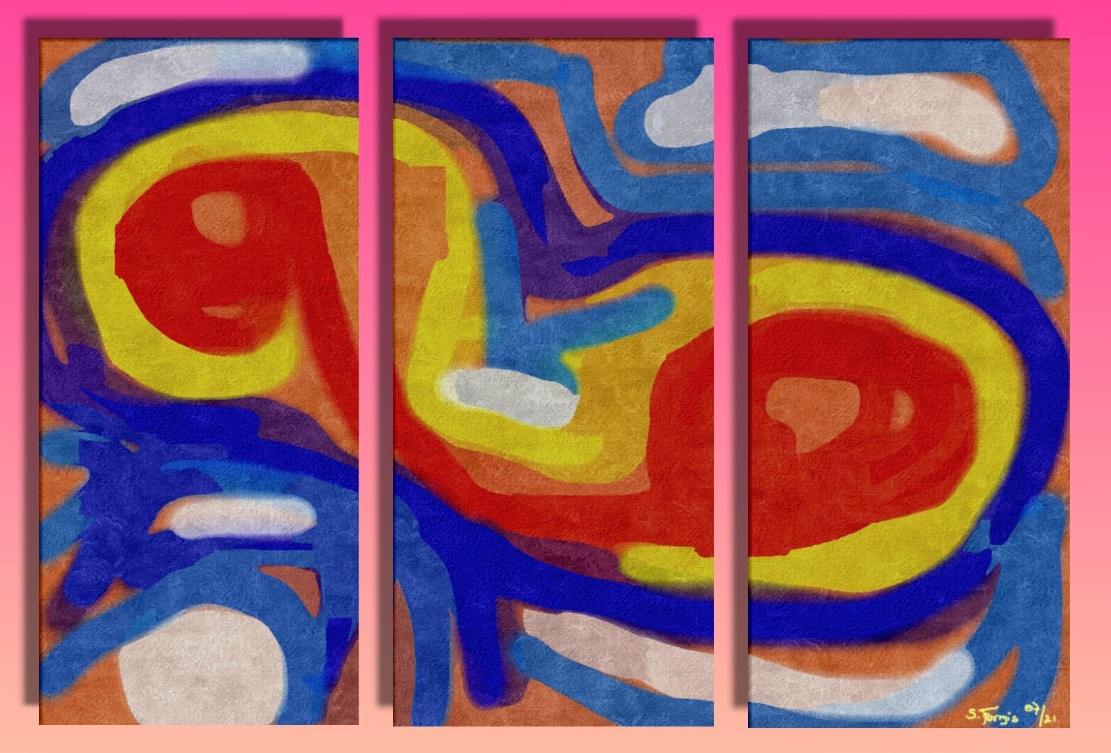 Artstation Abstractionism Mixed Technique On Canvas