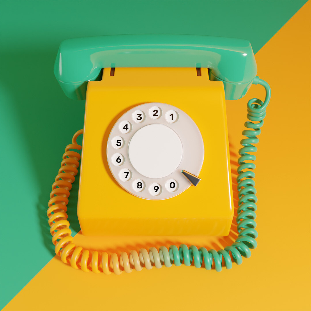 ArtStation - Rotary phone