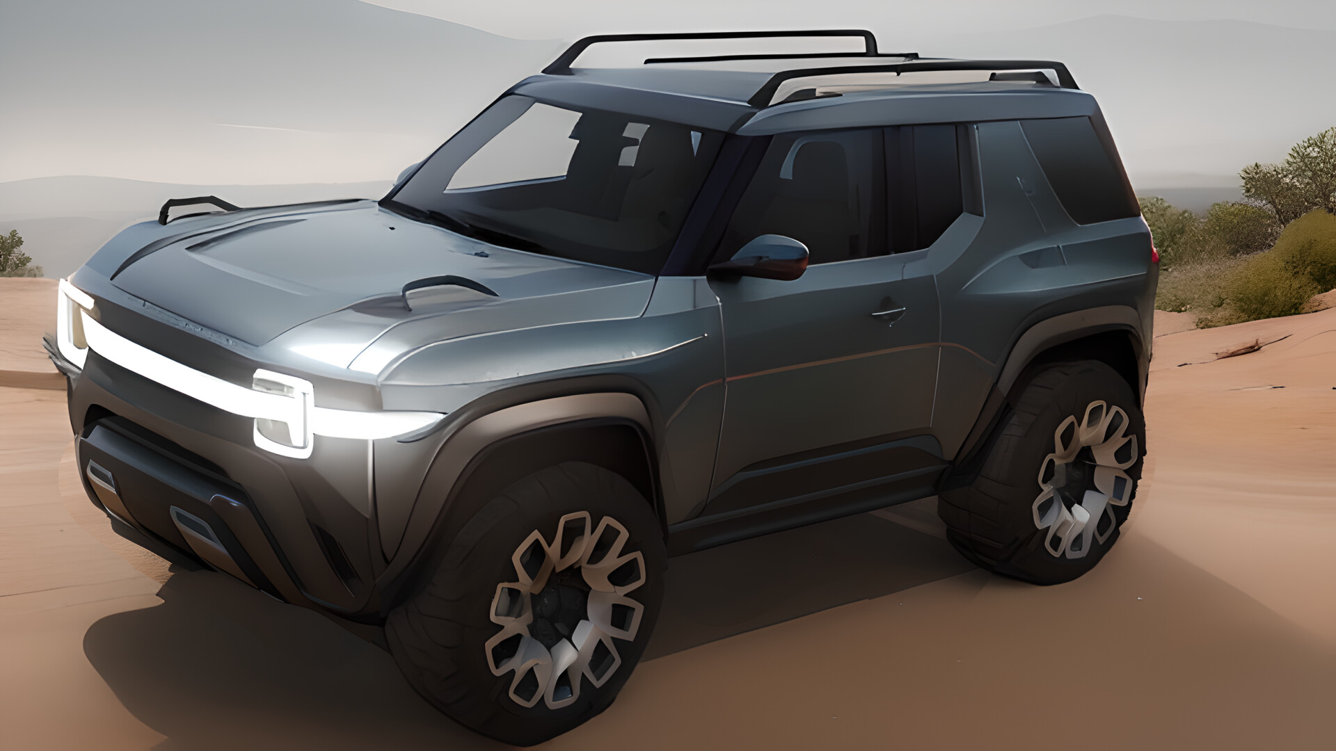 ArtStation - Rivian mini adventure vehicle