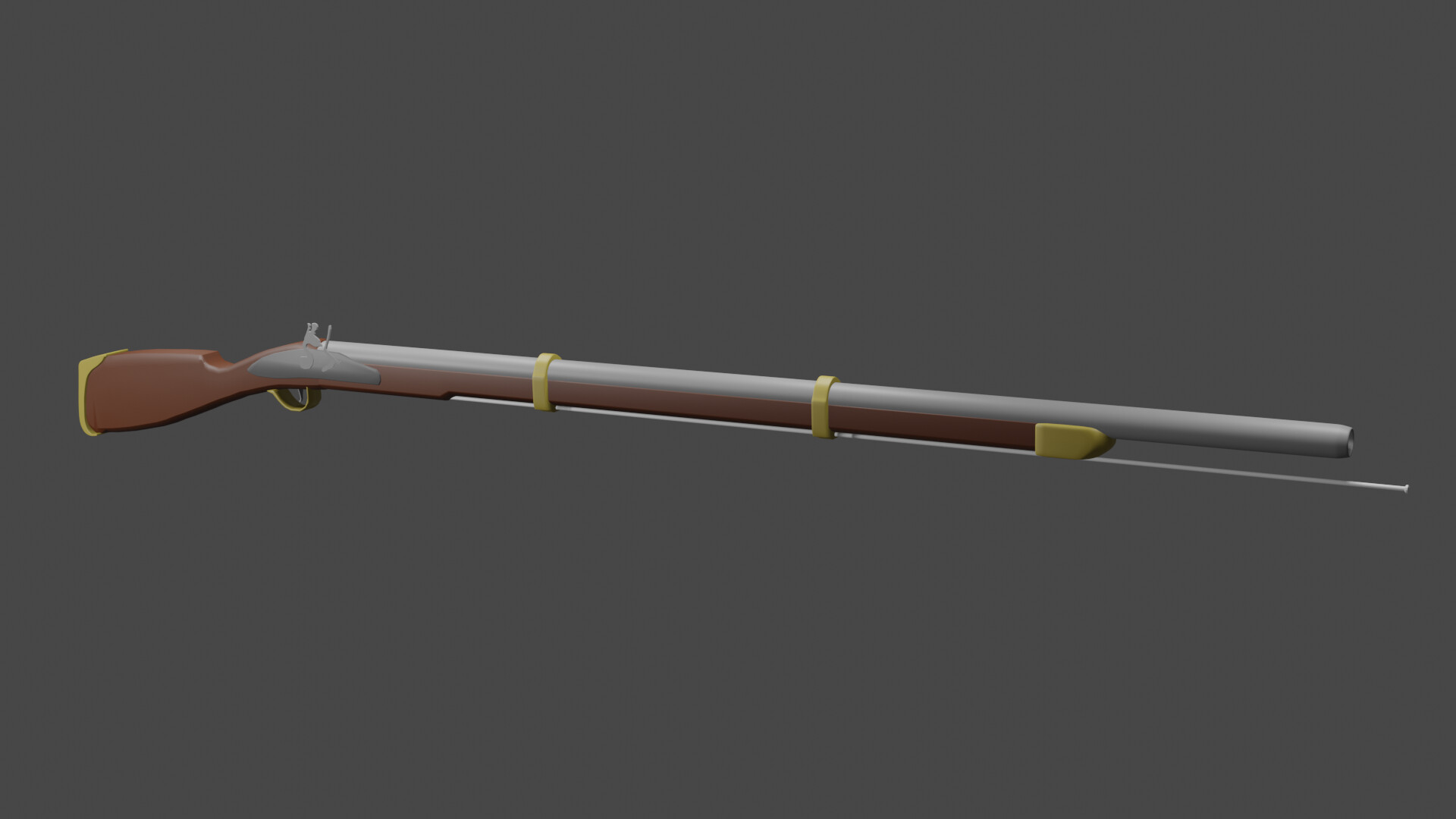 ArtStation - Musket - Low Poly Musket