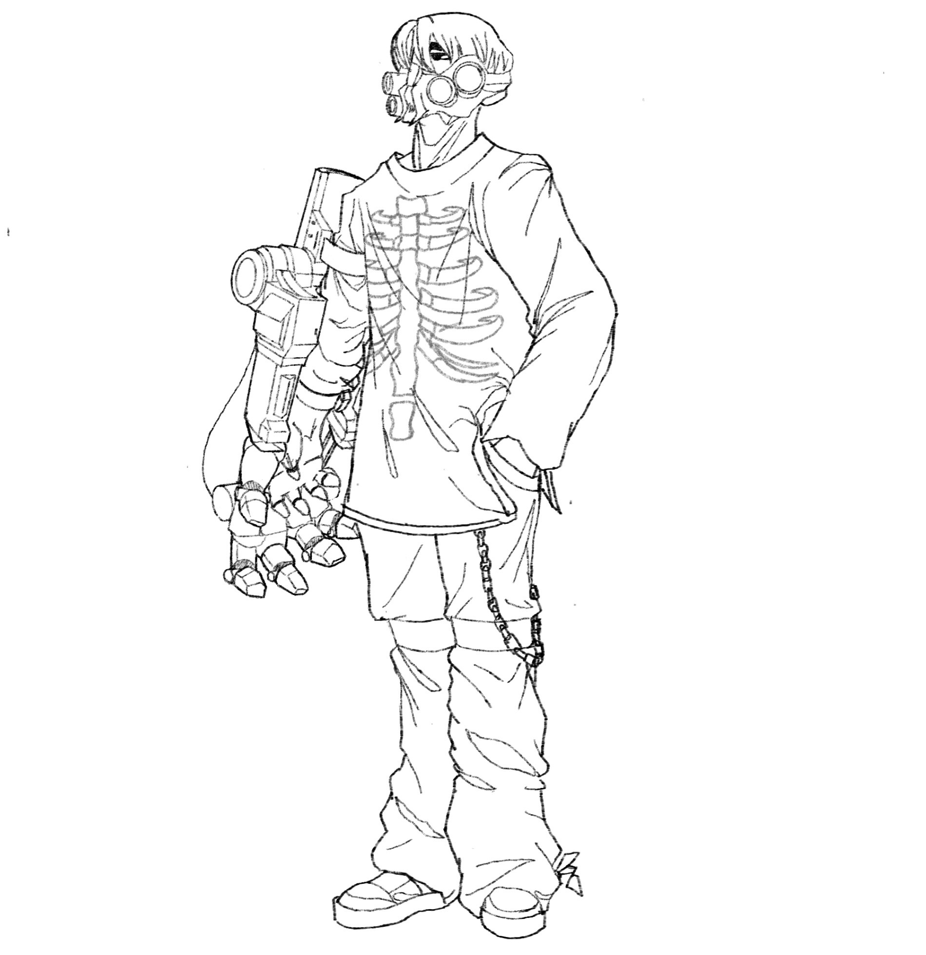 ArtStation - Gas mask character