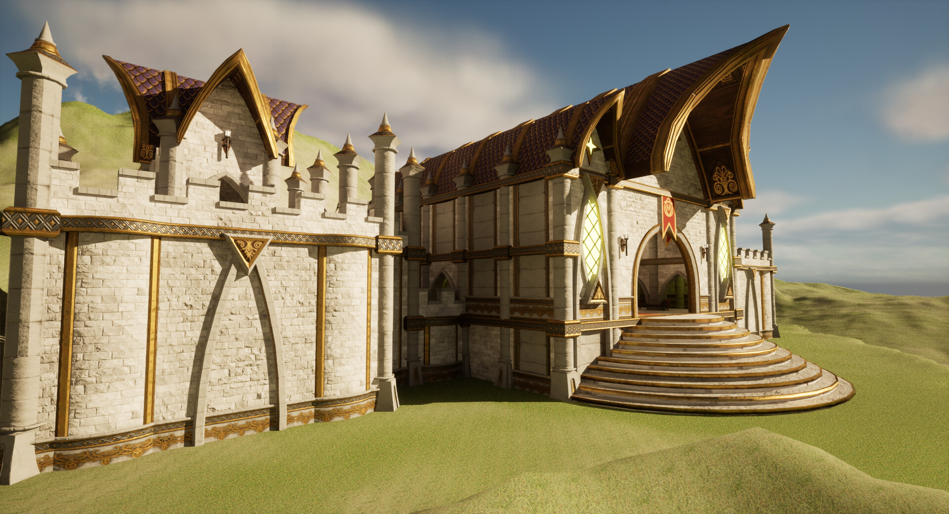 Phoenix M. - The Elven Outpost Fly-Through