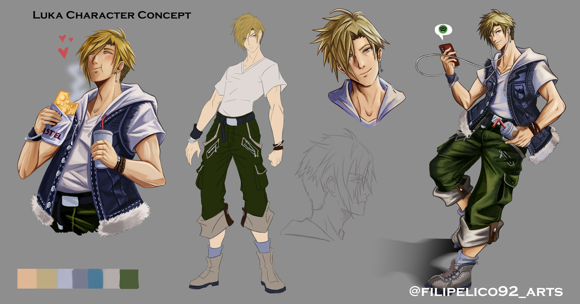 ArtStation - OC Luka Concept art