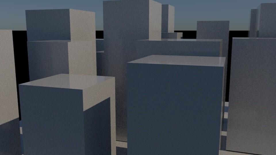 ArtStation - Practica Physical Sky, Ruido, Enviroment, AOV's