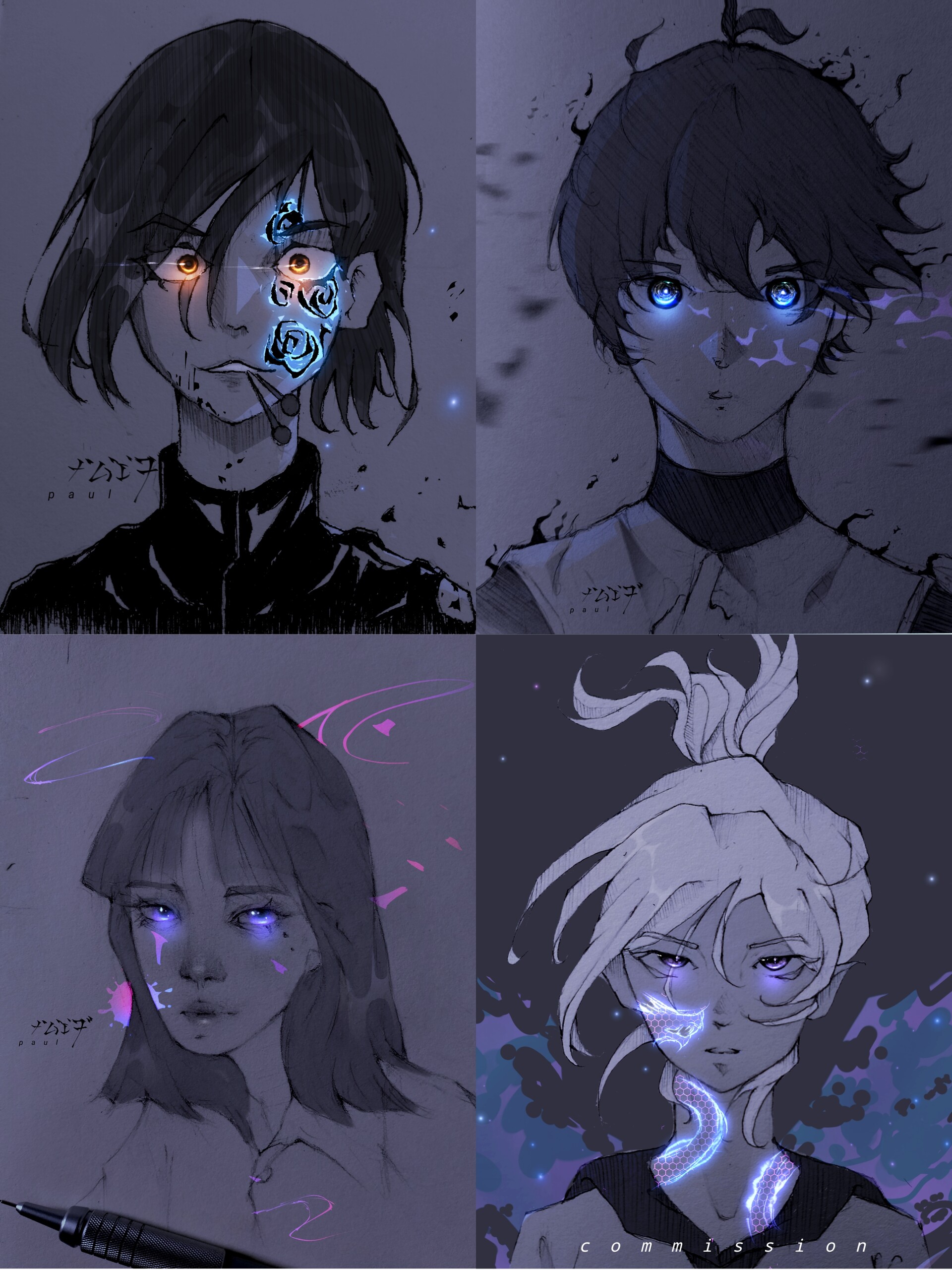 ArtStation - Glow/ luminous artwork