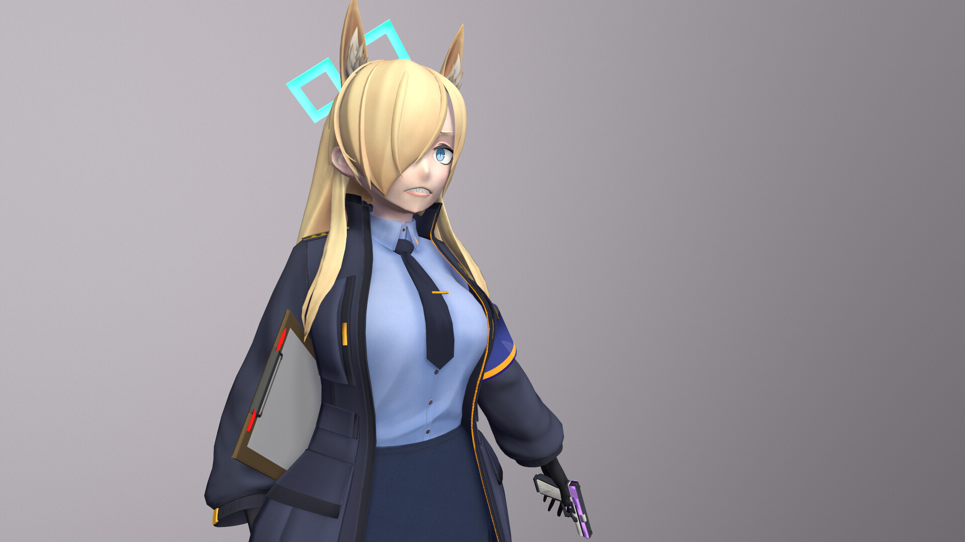 ArtStation - Ogata Kanna(Blue archive)