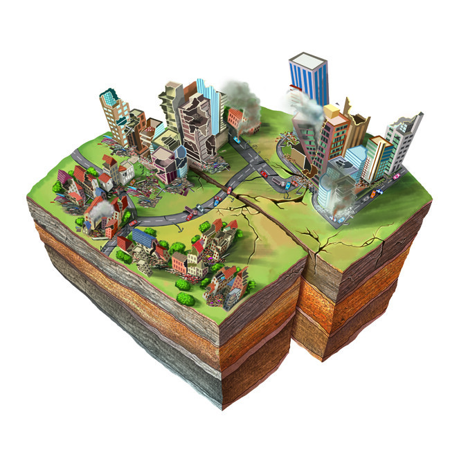 ArtStation - 3D Earthquake - Realistic Tech. Art