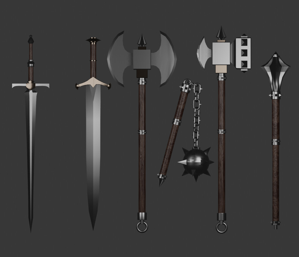 ArtStation - Medieval Weapons