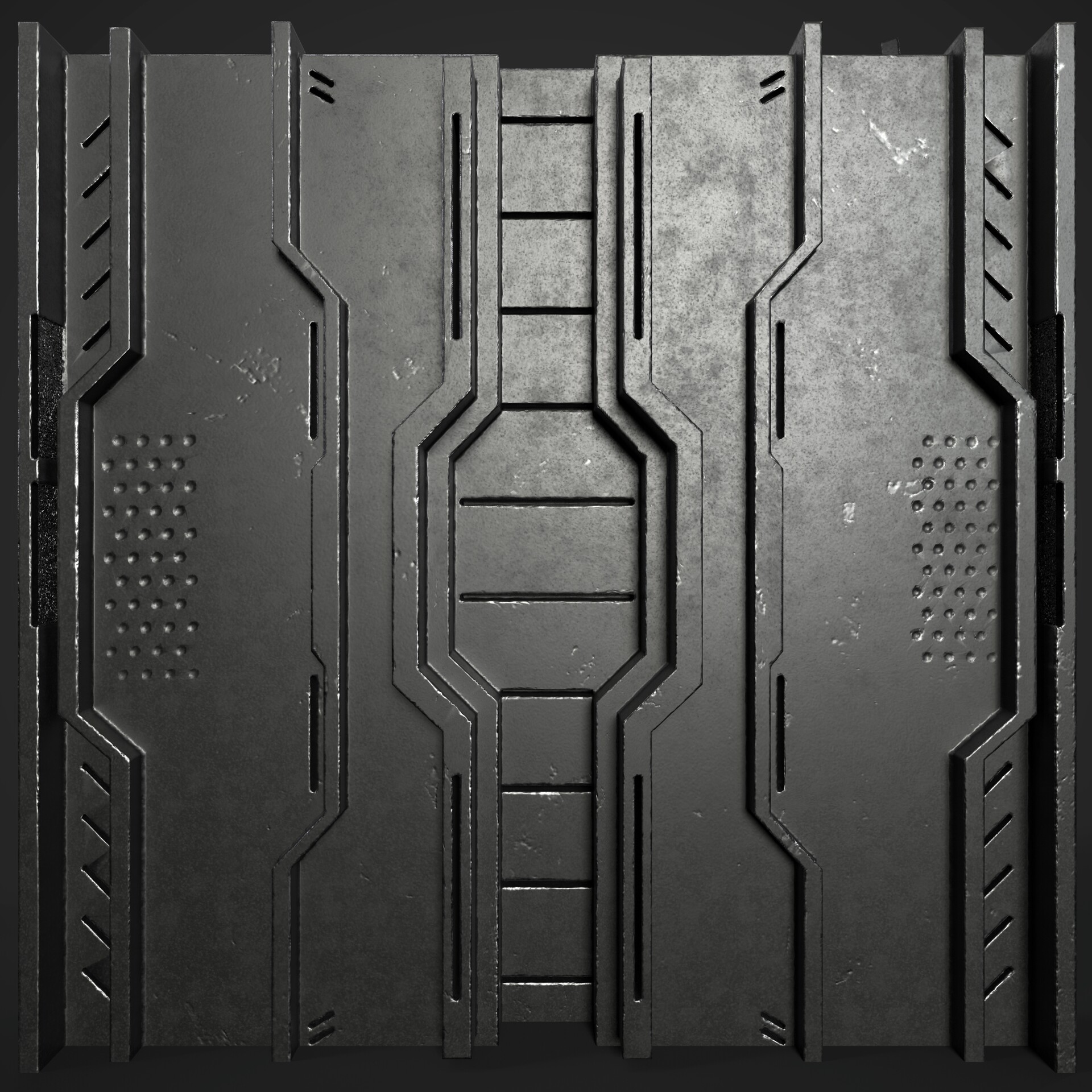 ArtStation - Sci-Fi Door Panel