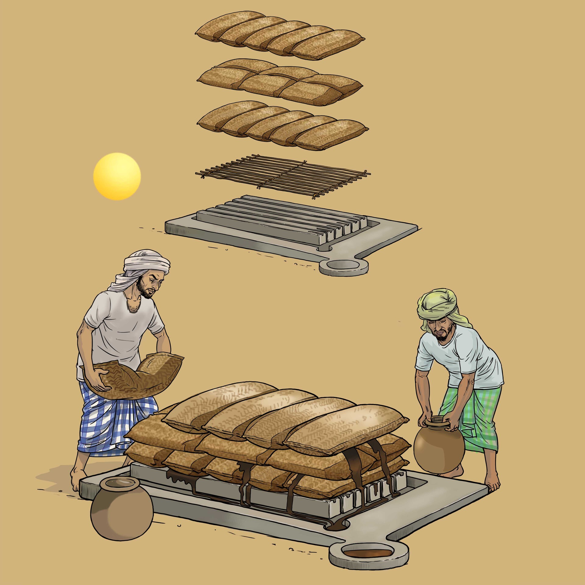 ArtStation - Restoration of DELMA Island Museum- UAE.