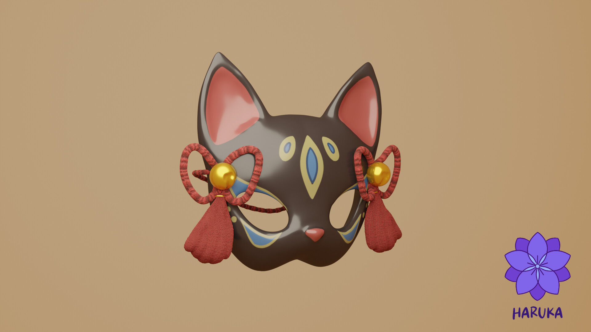 ArtStation - Kitsune Mask | K1T5UN