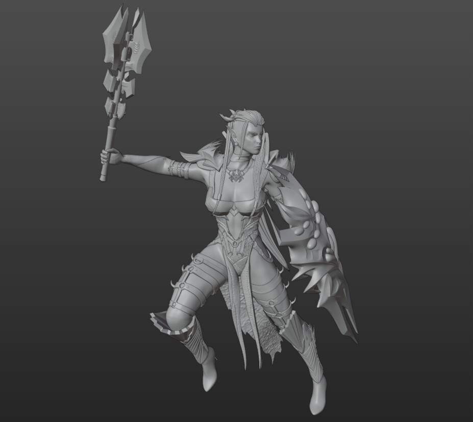 ArtStation - Visix the Unbowed Raid: Shadow Legends Fan Art