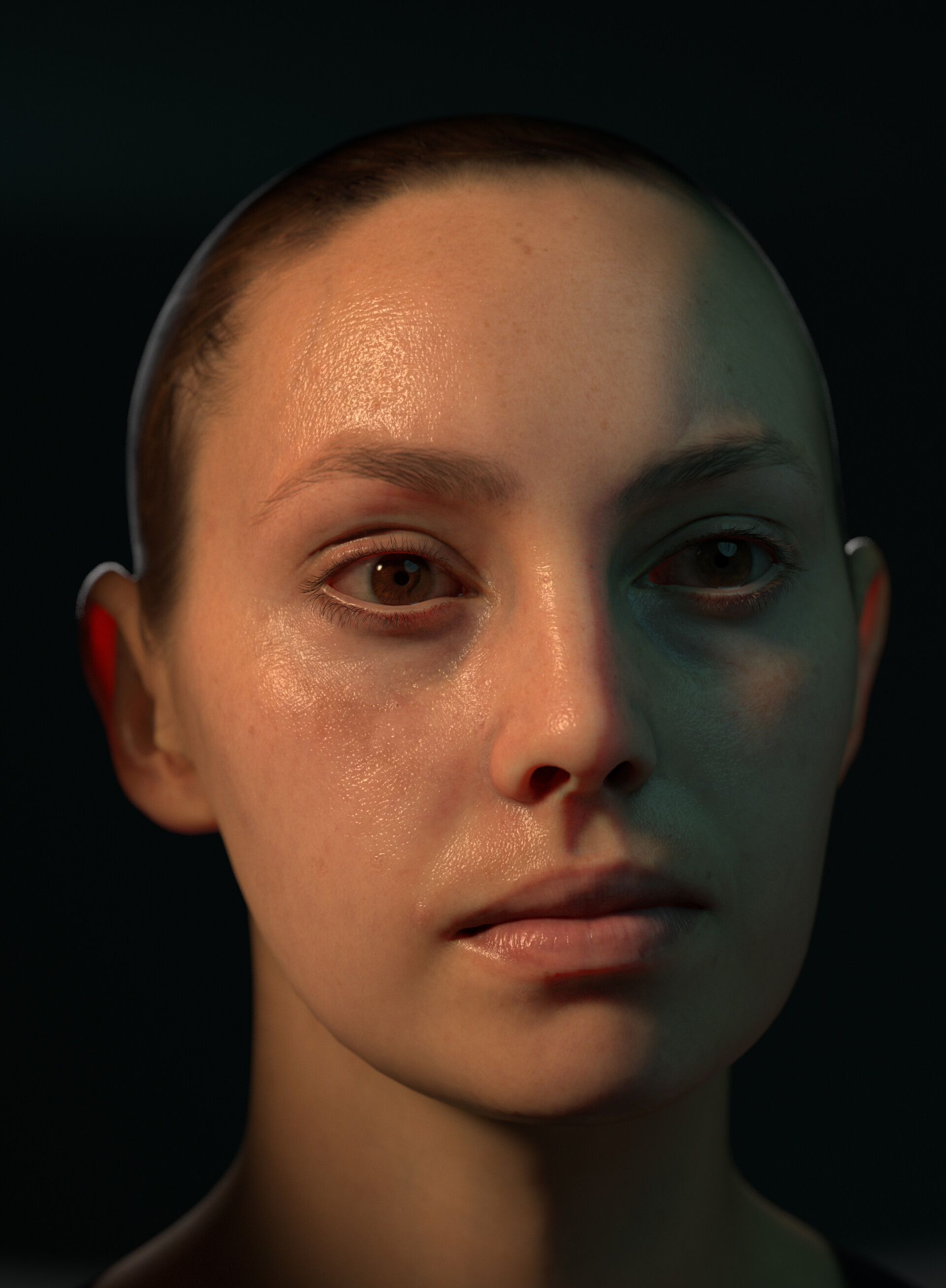 ArtStation - Emily Realistic Skin Shading & Lighting (Arnold)
