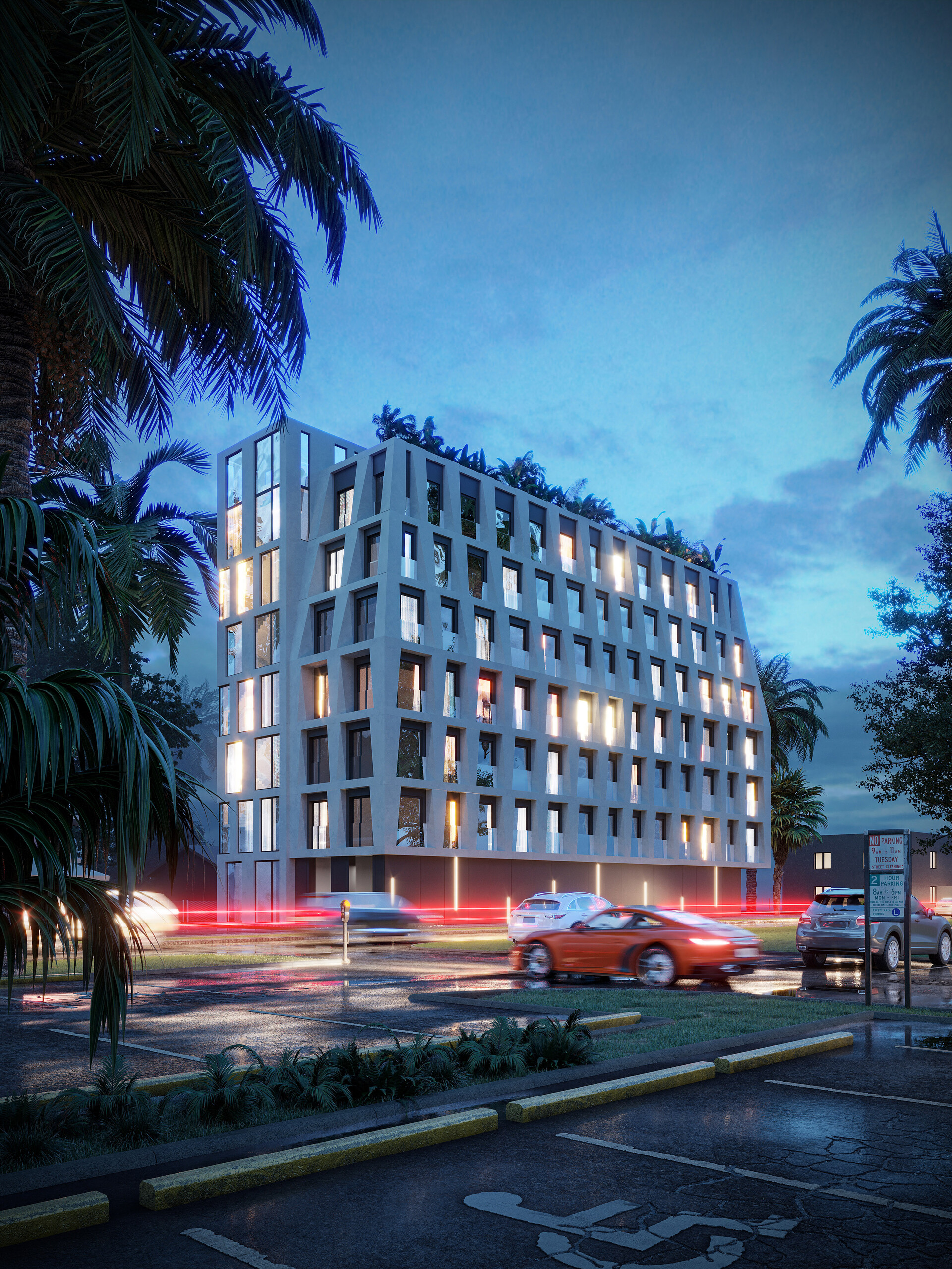 ArtStation - Hotel project in Miami, st.Florida