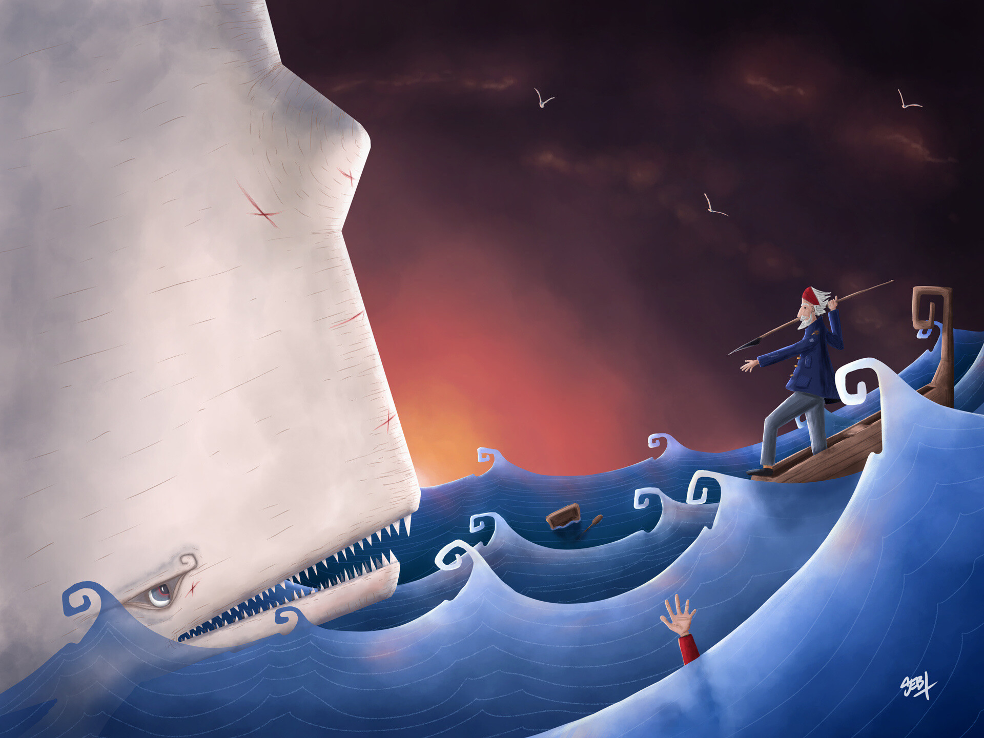 ArtStation - Moby Dick