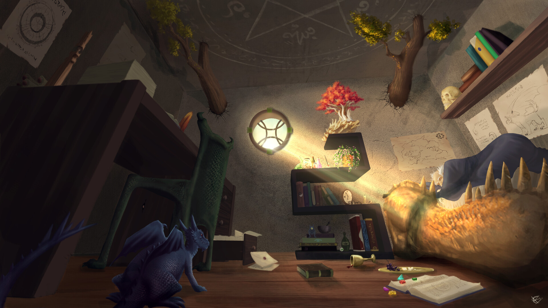 ArtStation - Wizard room