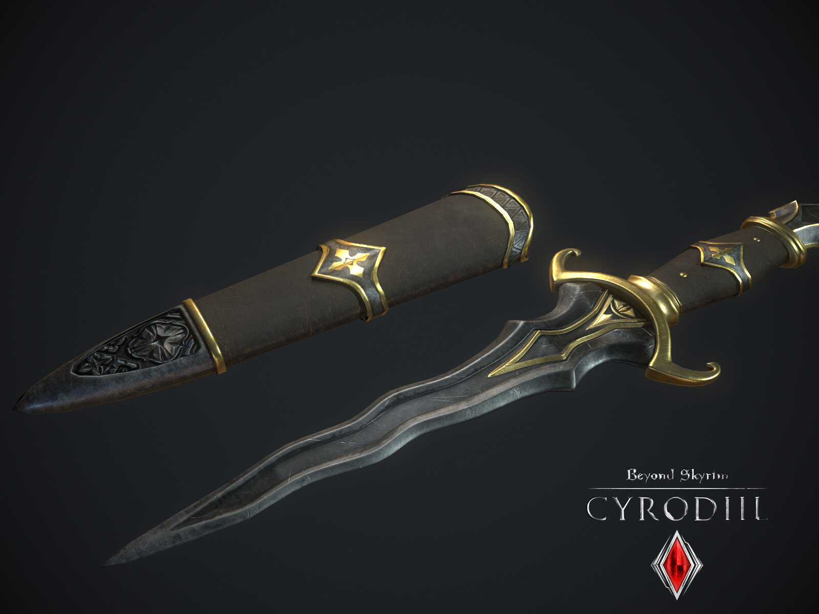 Vlad Ciocoi - Beyond Skyrim Ebony Dagger