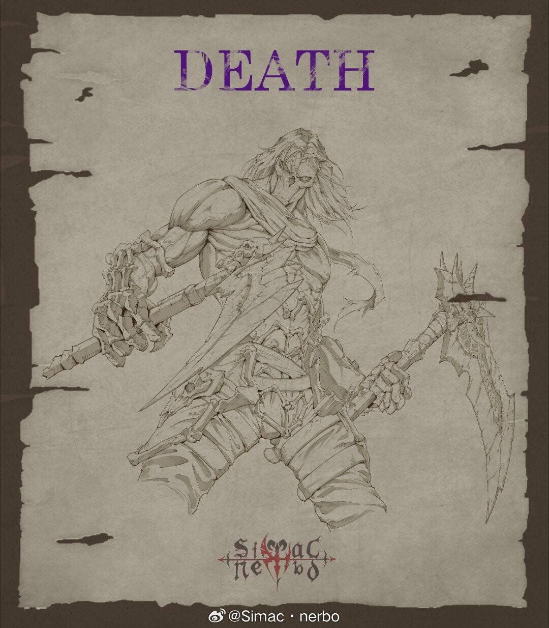 Death Darksiders 2 Drawing