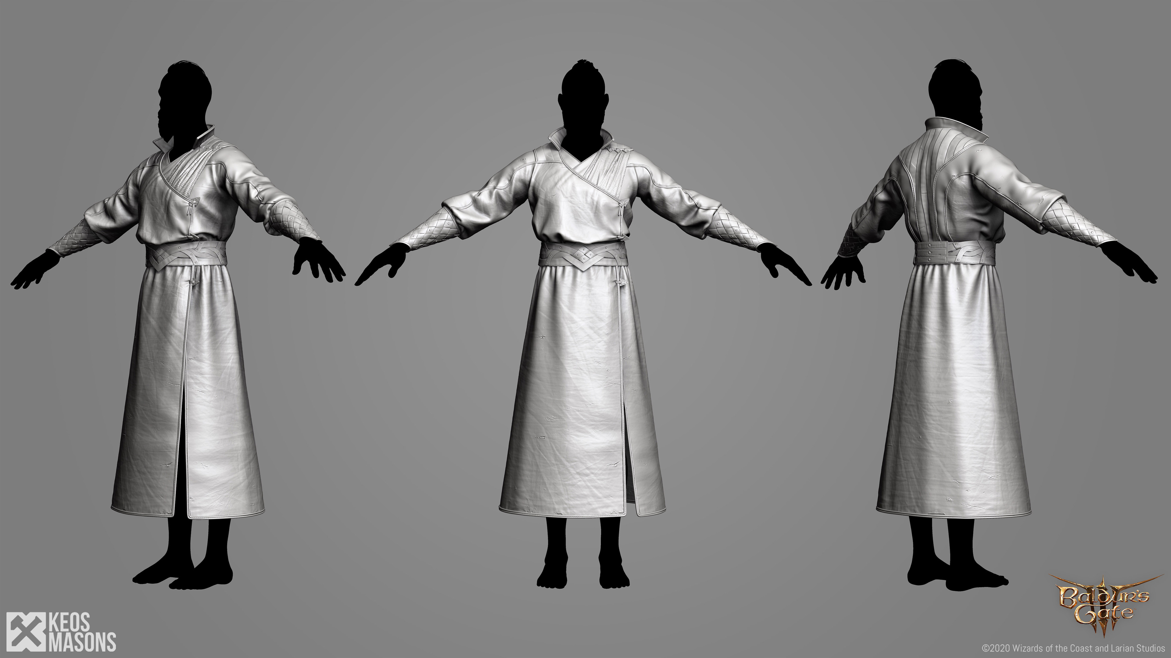 Keos Masons Robe Armor Set