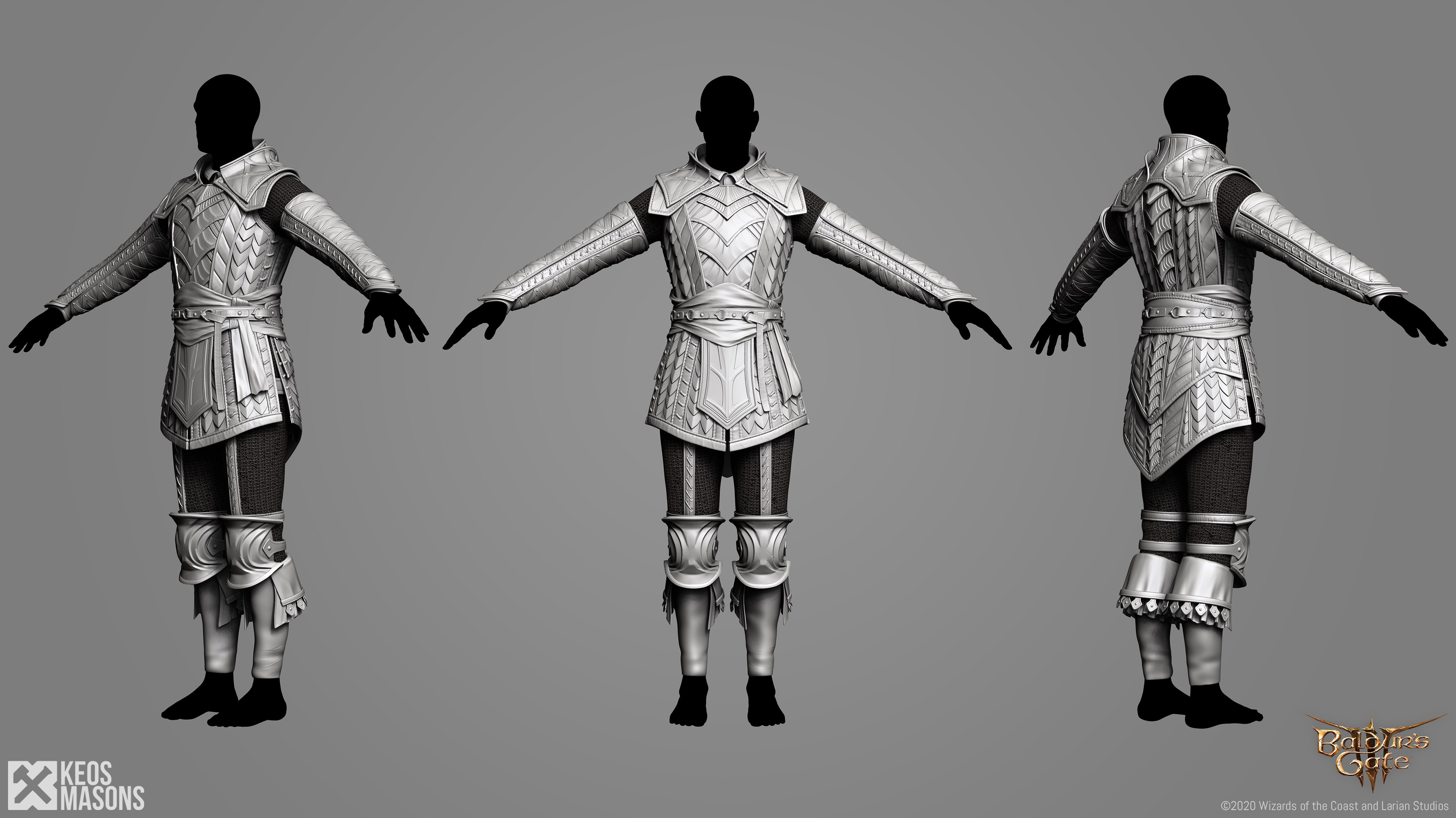 KEOS MASONS - Scalemail Armor Set