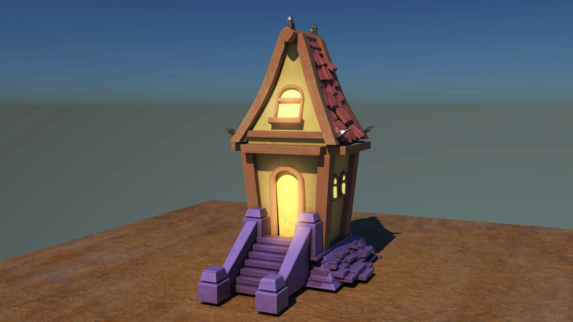 ArtStation - Stylized House - Fantasy House