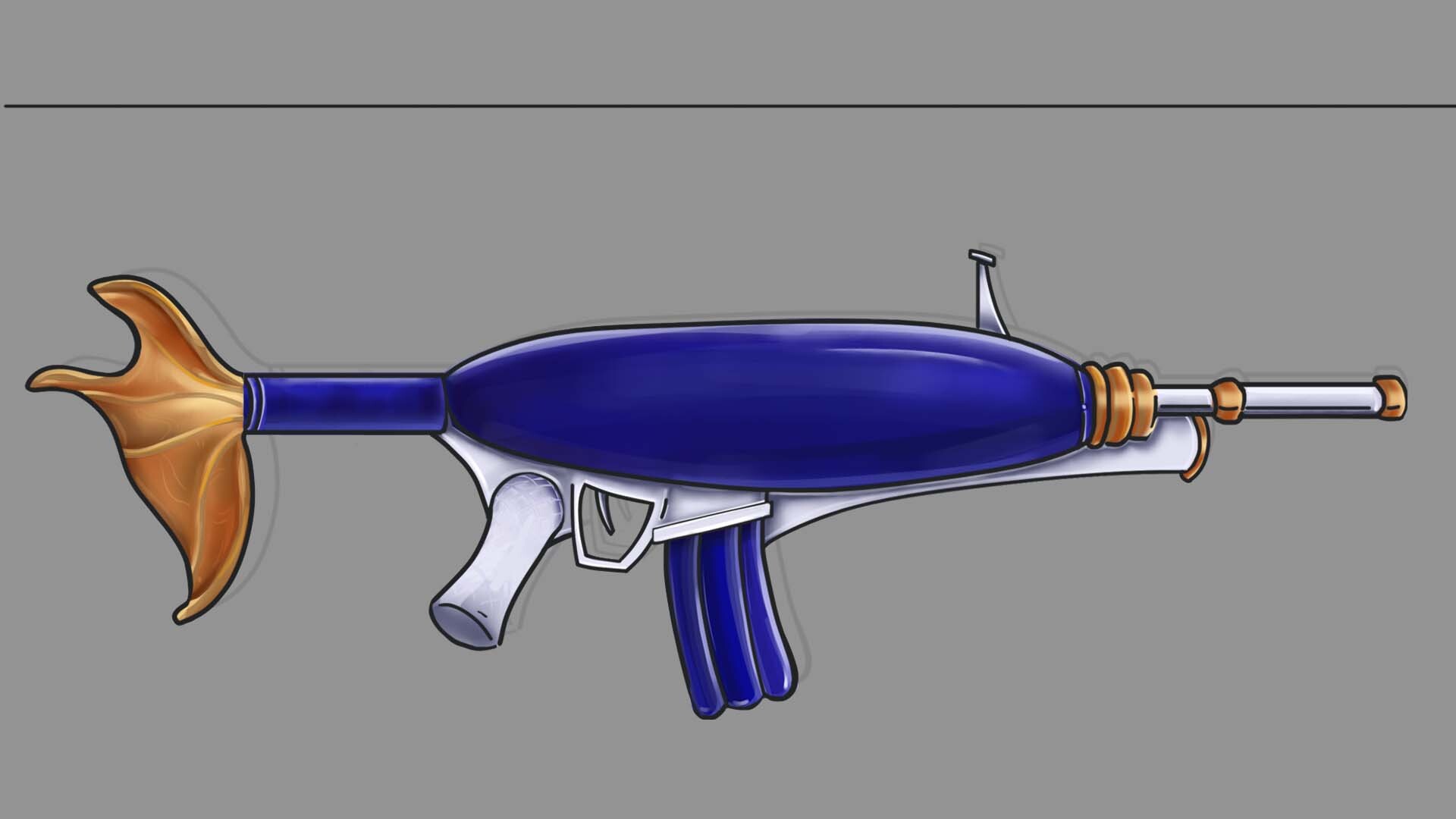 ArtStation - Underwater Royal Gun