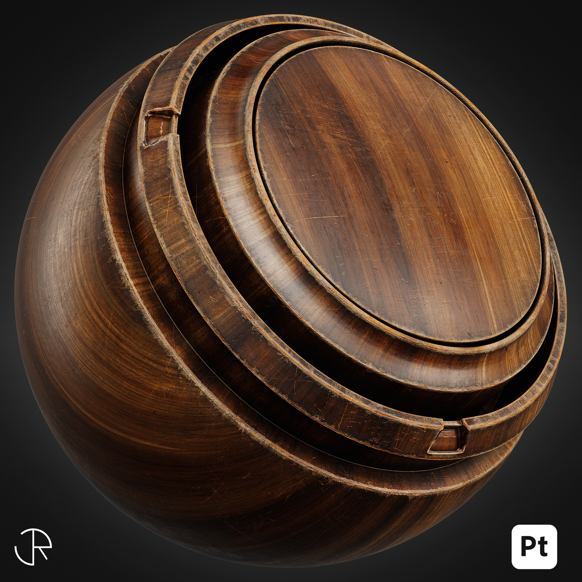 Javad Rajabzade - Wood basic Smart Materials Substance 3d painter