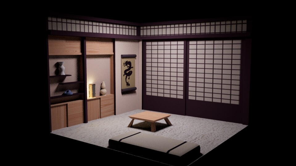 ArtStation - Isometric Room