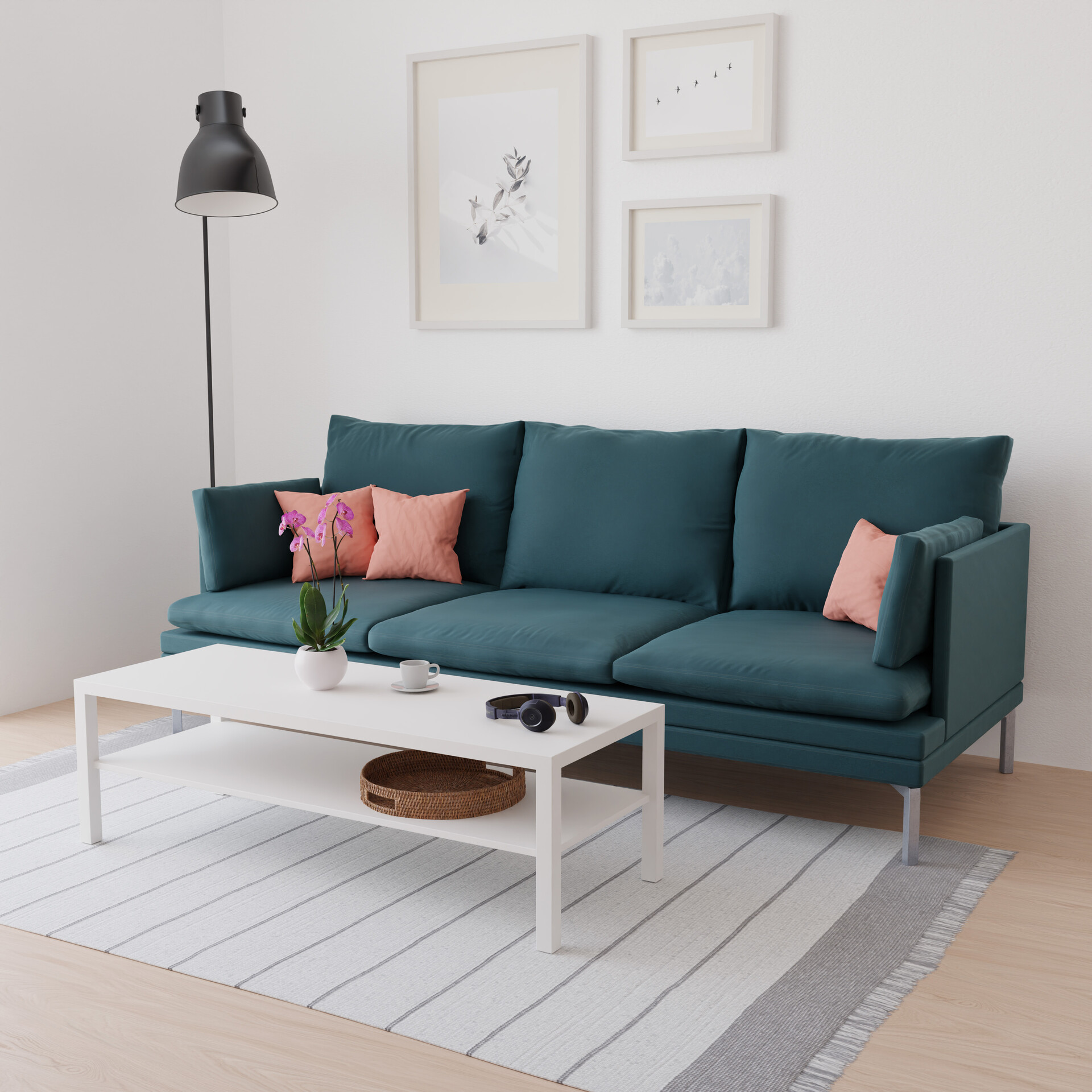 ArtStation - Couch in living room