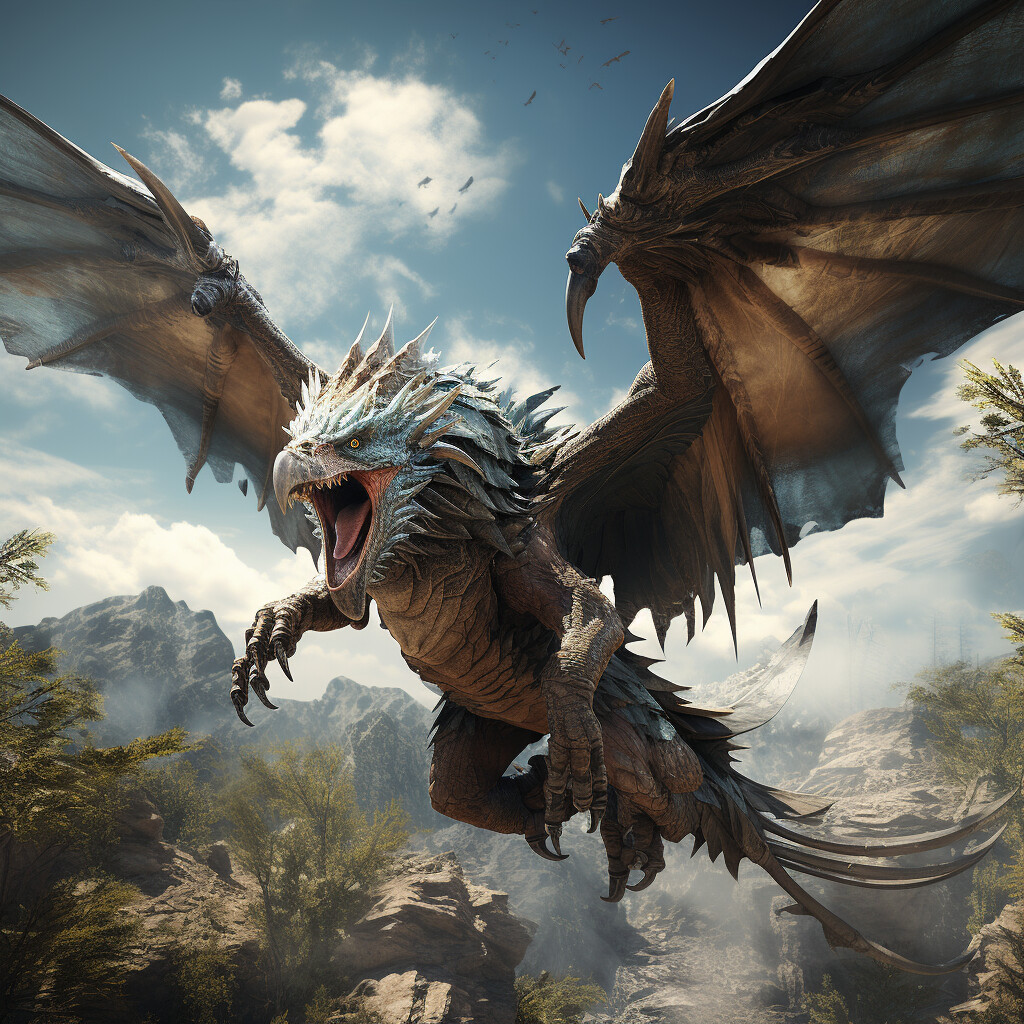Flying Dinosaur Wallpaper
