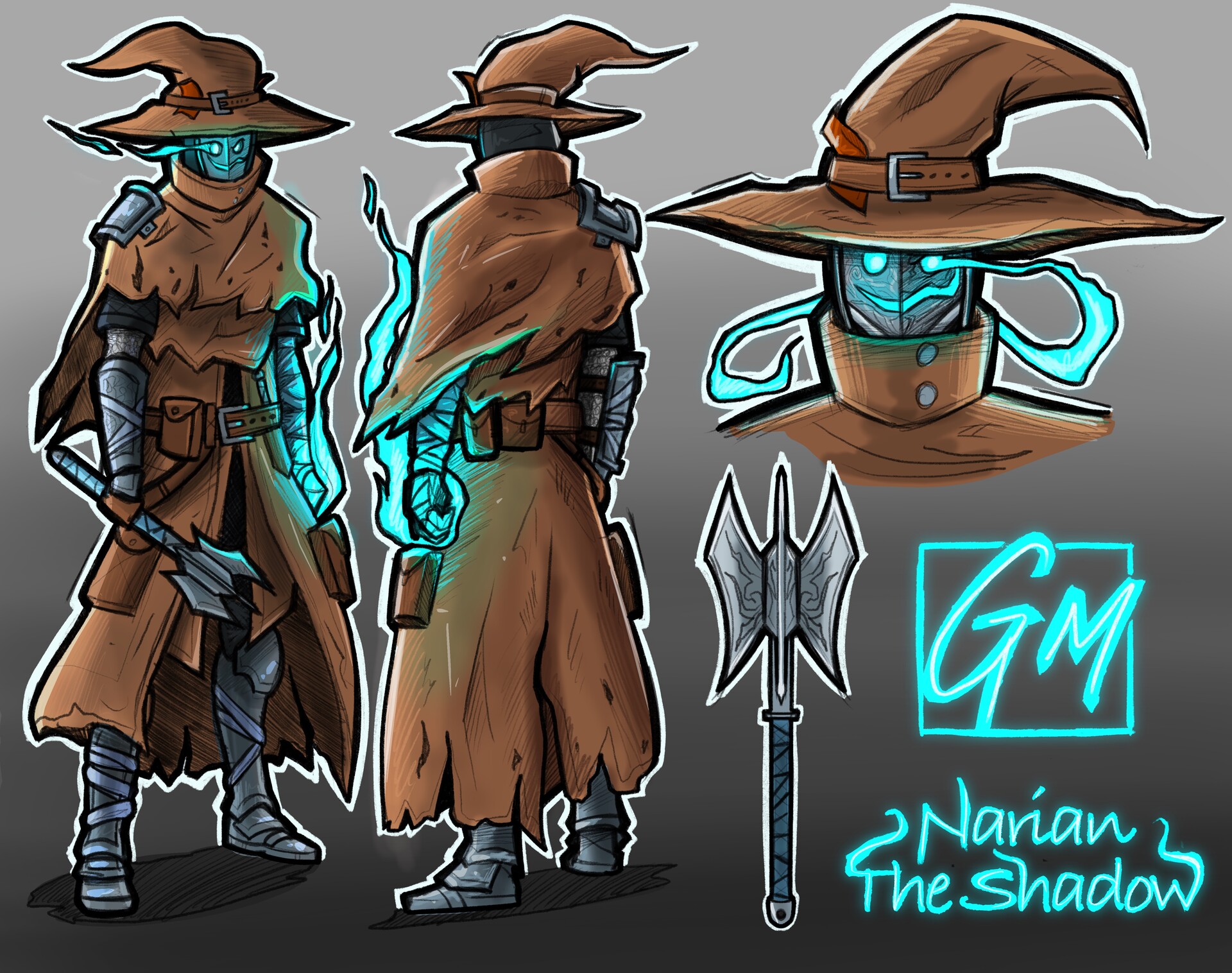 ArtStation - Narian The Shadow - DND Commission