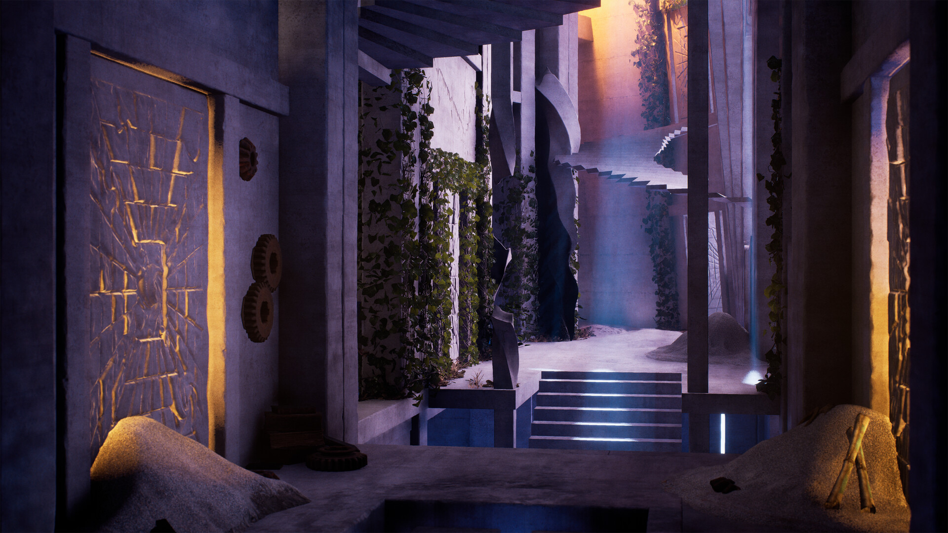 Pelin Erturk - Time Corridor - Environment Art