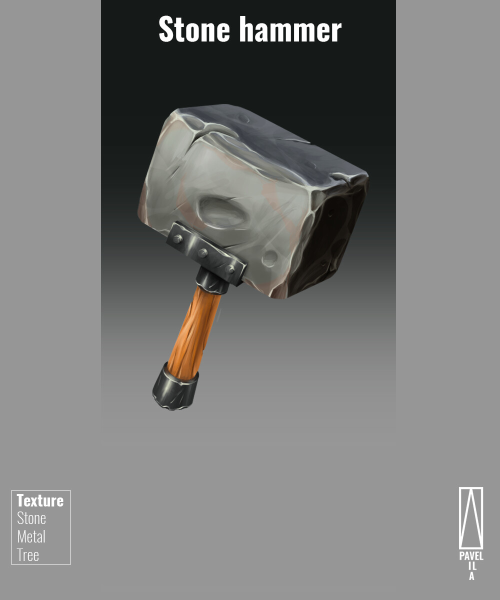 ArtStation - Stone hammer