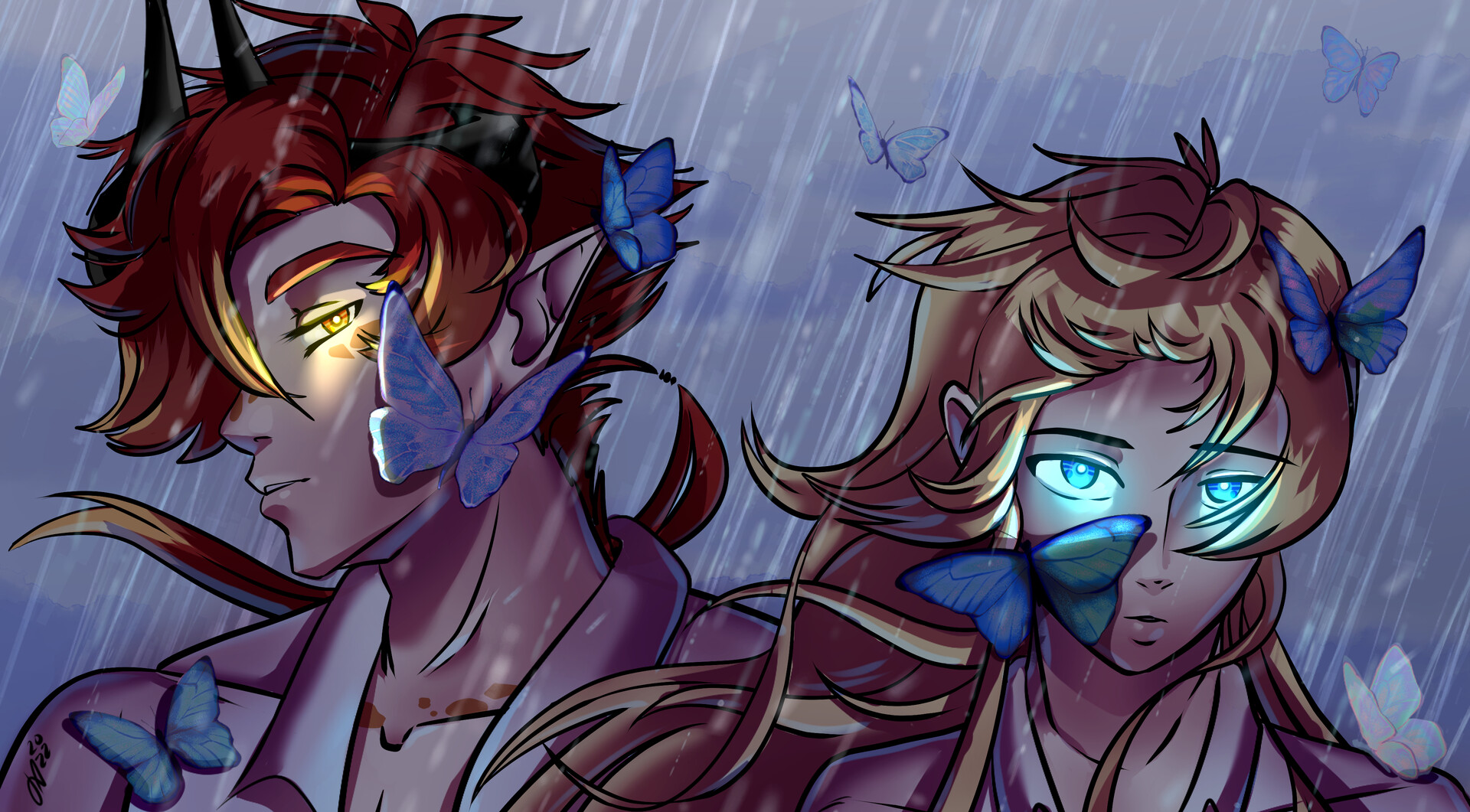 ArtStation - Butterfly Rain