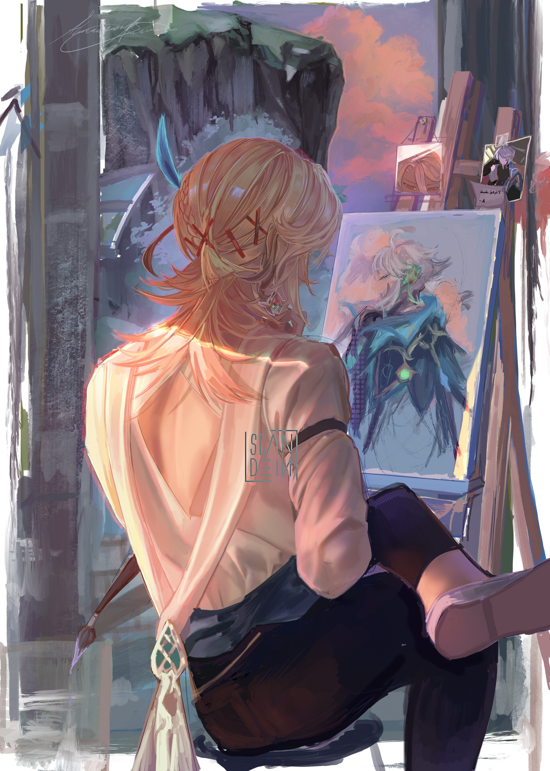 ArtStation - The face of an Artist | Kaveh