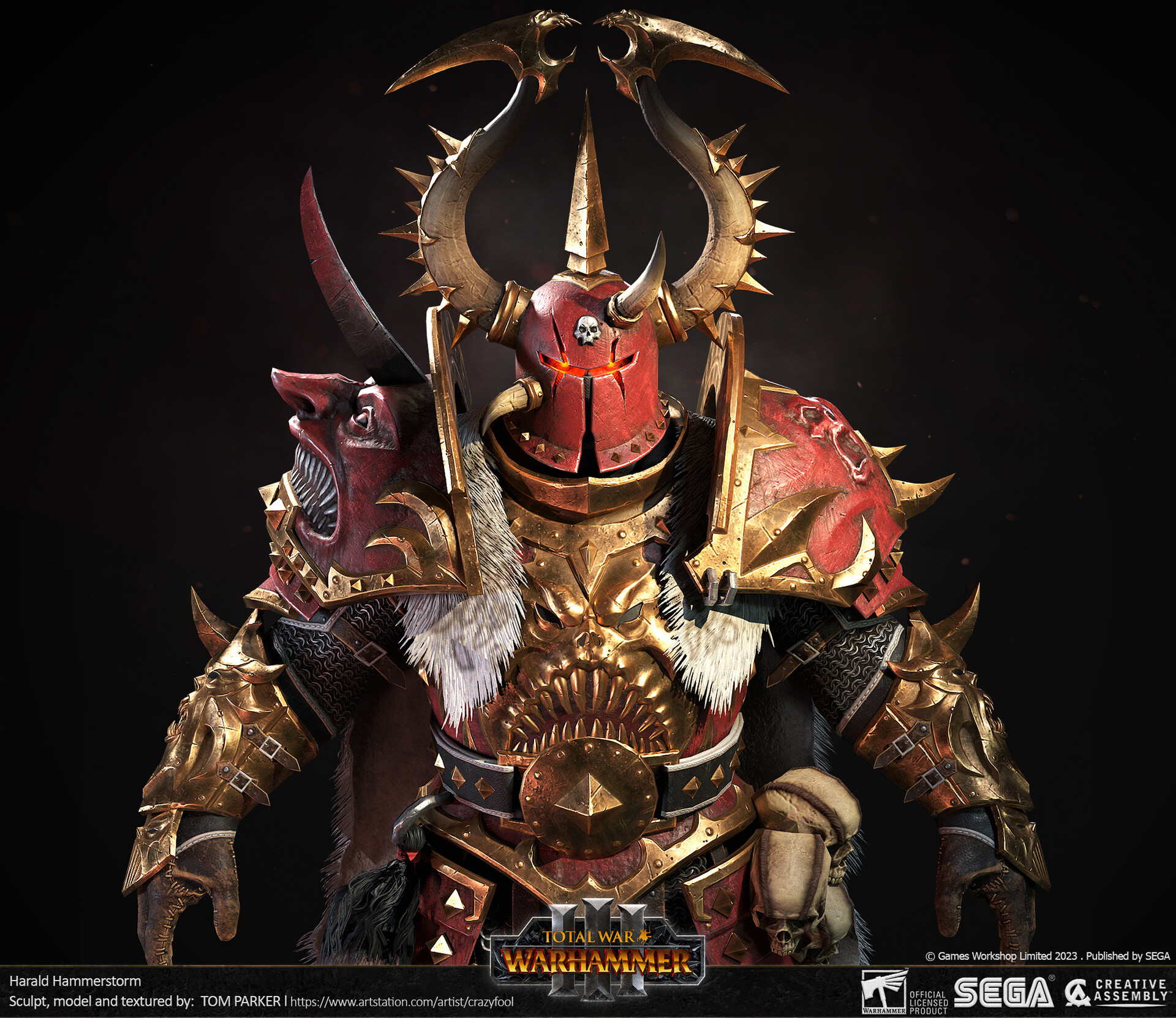 Tom Parker - Harald Hammerstorm - Total War : Warhammer 3 DLC