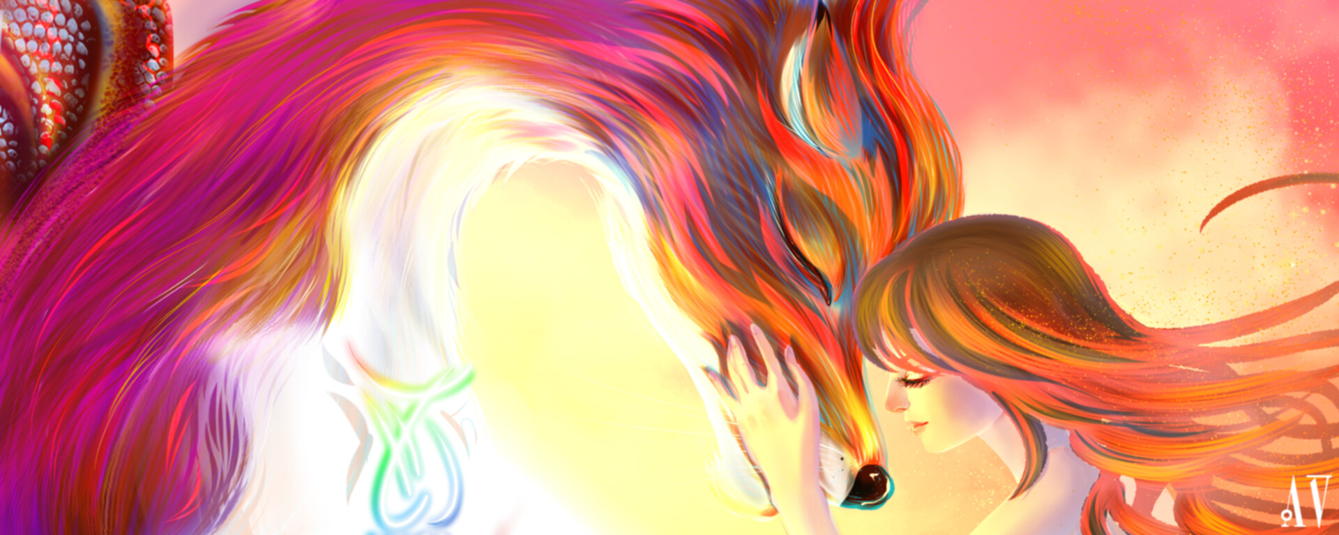 ArtStation - Girl and Dragon_Order for Irena Darovskaya