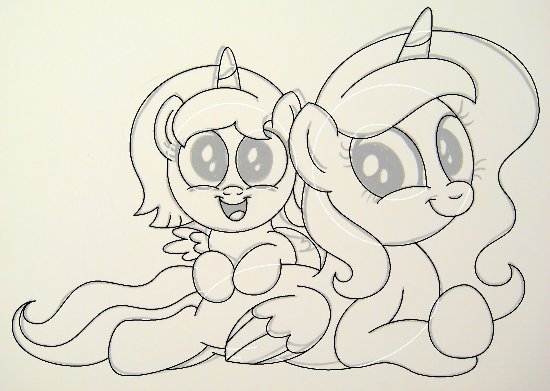 baby cute my little pony coloring pages