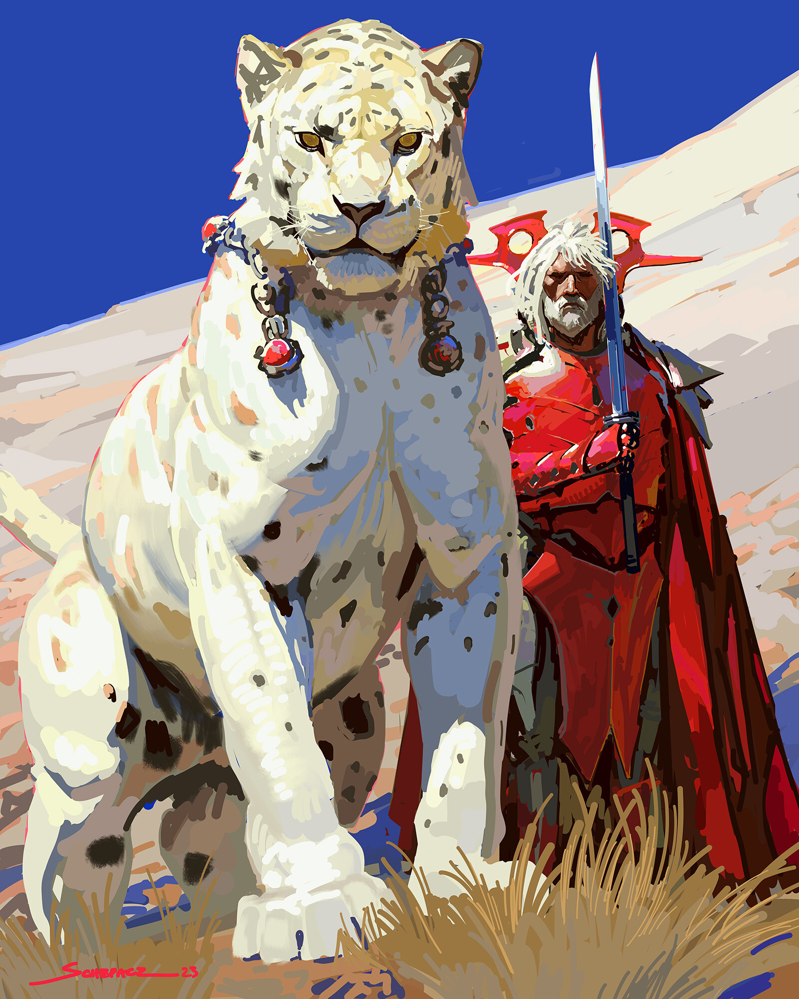 ArtStation - Big Cat Round Brush 2