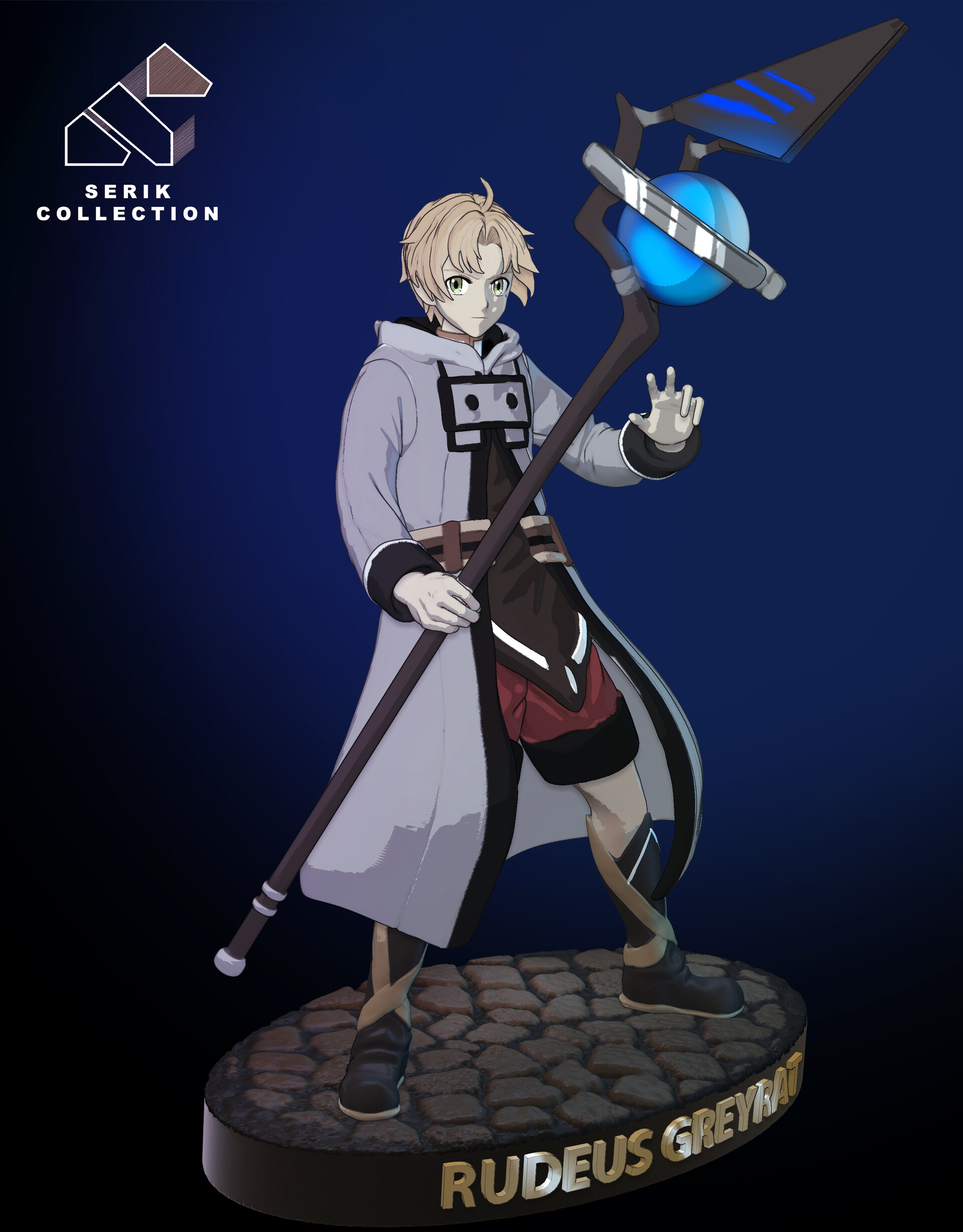 ArtStation - RUDEUS GREYRAT - MUSHOKU TENSEI JOBLESS REINCARNATION