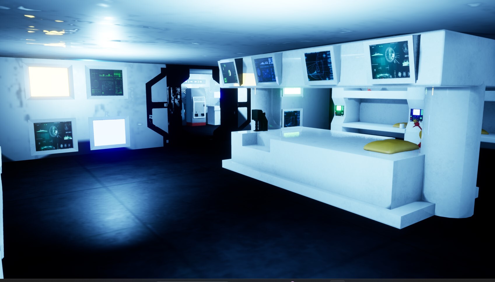 ArtStation - alien isolation level (sketching, working and render)